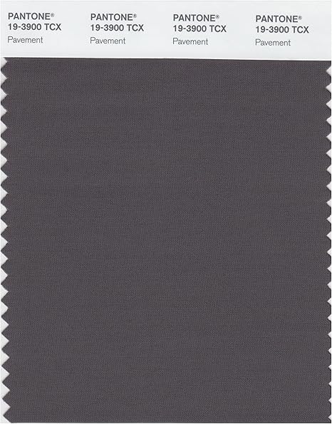 Pantone 19-3900 TCX Smart Color Swatch Card, Pavement - House Paint ...
