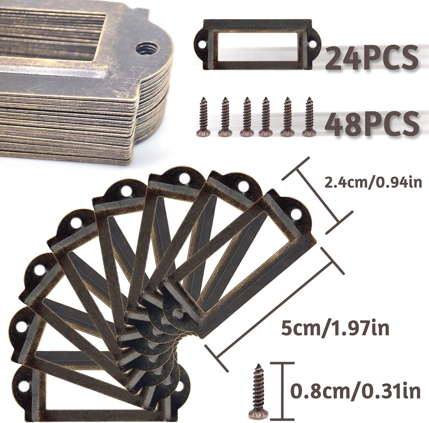 Label Card Holder, Retro Craftsmanship Brings Artistic Flavor, Make ...