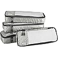 Amazon.com | Amazon Basics Slim Packing Cubes for Travel, Packing ...