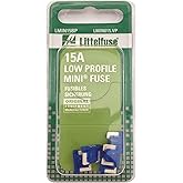 Amazon.com: Littelfuse LMIN010.VP MINI Low Profile 10 Amp Carded Blade Fuse, (Pack of 5) : Tools ...