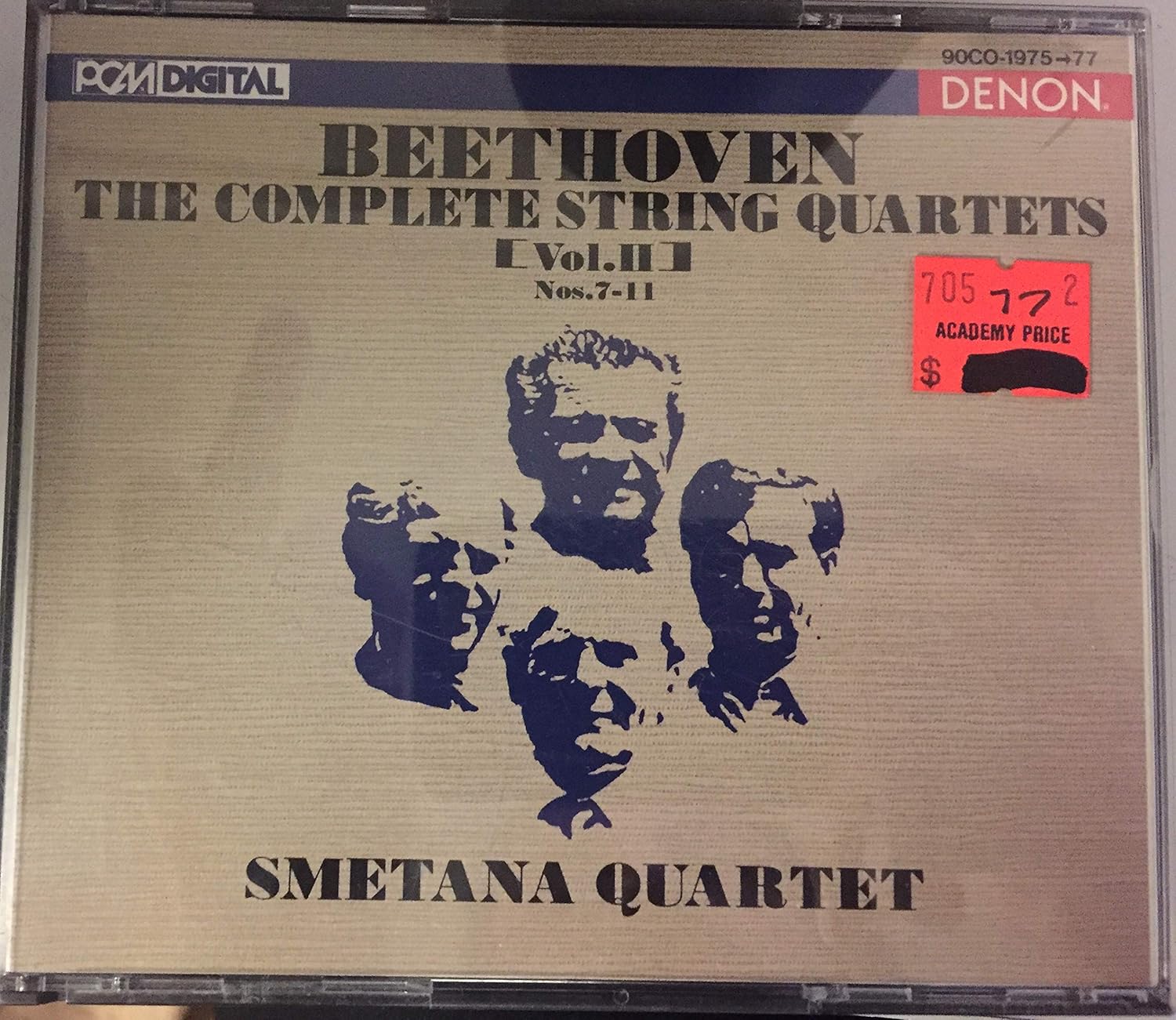 Smetana Quartet, Beethoven - Beethoven: The Complete String Quartets [Vol 2] Nos 7-11 - Amazon ...