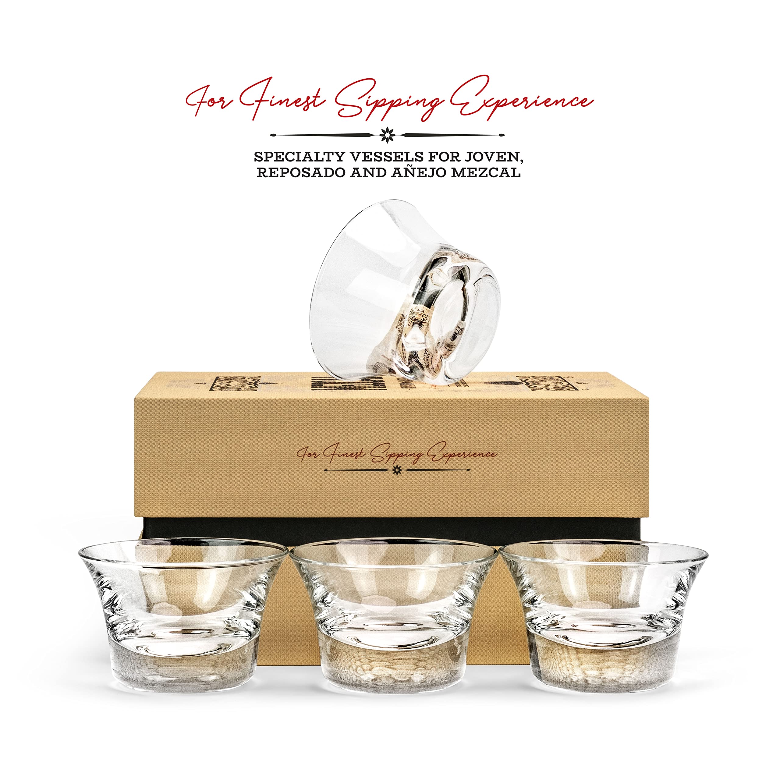 Mua Mezcal and Spirits Sipping Glasses | Tequila Tasting Collection ...
