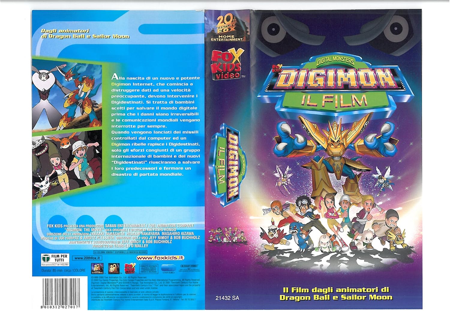 Digimon - Il Film (VHS 2000 prima edizione): Animazione, Takaaki ...