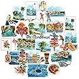 Amazon.com: Navy Peony Caribbean Paradise Travel Stickers (31pcs ...