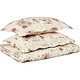 Amazon.com: Greenland Home Antique Rose Full/Queen Quilt Set : Home ...