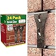 Brick Hook Clips (24 Pack) for Hanging Outdoors, Brick Hangers Fit ...