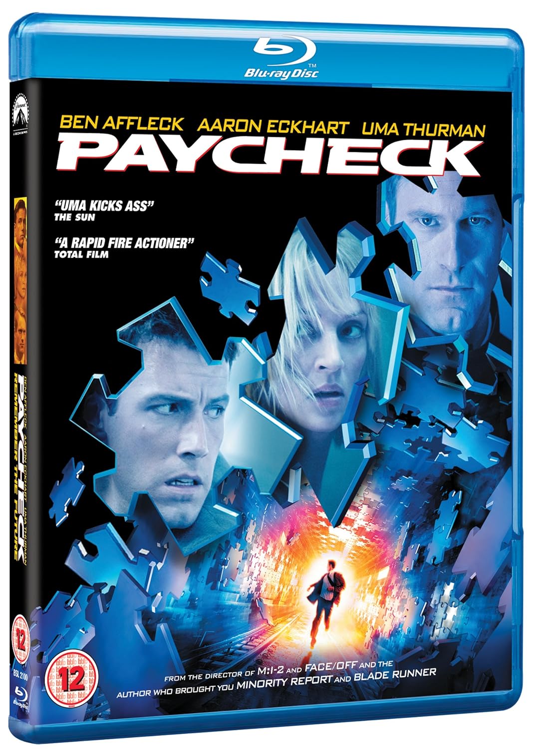Paycheck [Blu-ray]: Amazon.co.uk: Ben Affleck, Aaron Eckhart, Uma ...