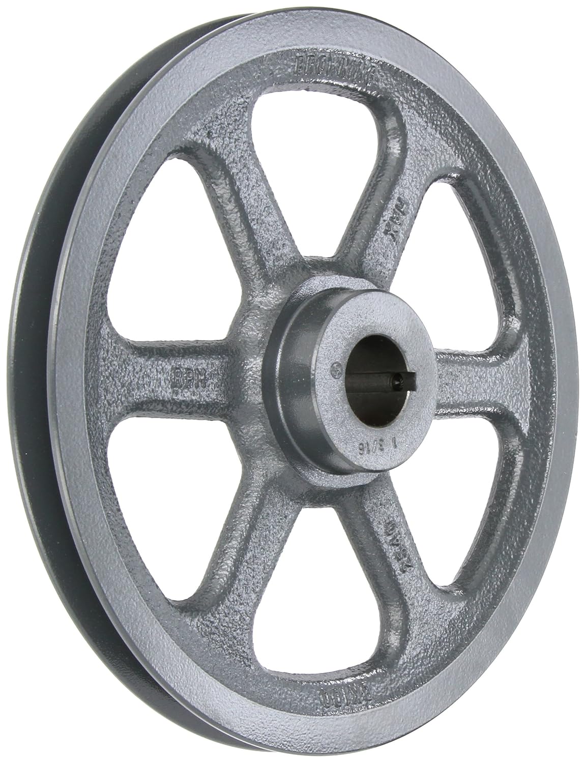 B Belt 1 Groove Uses A Browning BK190X 1 7/16 Finished Bore Sheave 1 7/ ...