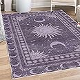 Amazon.com: Ambesonne Sun and Moon Decorative Rug, Bohemian Artwork ...