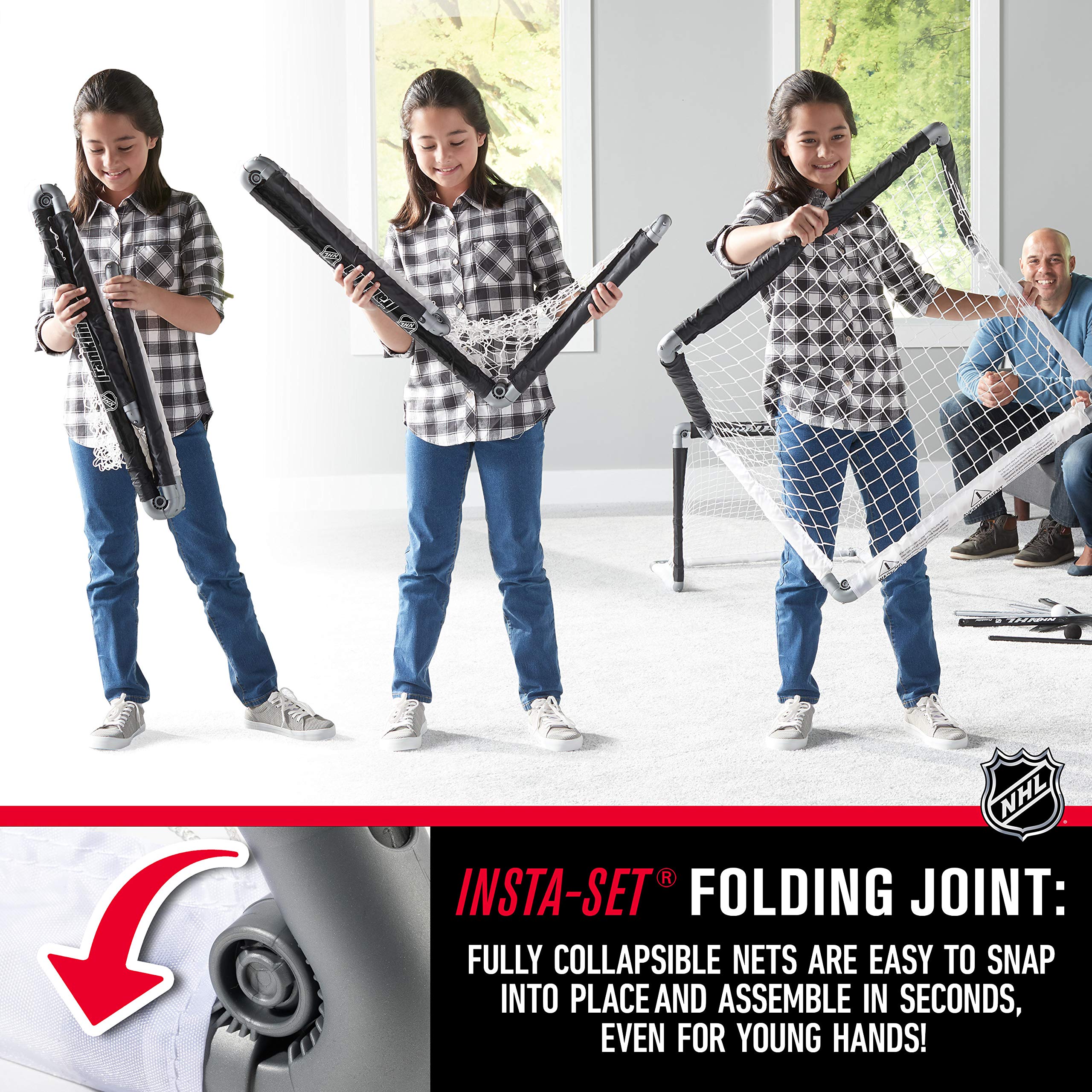 Mua Franklin Sports NHL Kids Mini Hockey Goal Set - (2) Mini + Knee ...