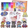 Amazon.com: kuman Perler Beads kit for Kids and Adults with 10000 Fuse ...