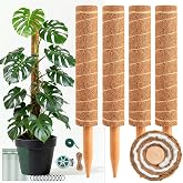 Amazon.com: Rapid Squirrel Stackable Moss Pole for Plants Monstera w ...