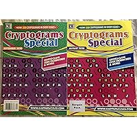 Lot of (2) Kappa Cryptograms Special Puzzle Books 2020: Amazon.com: Books