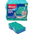 Amazon.com: O-Cedar Scrunge Multi-Use (Pack of 6) Non-Scratch, Odor ...