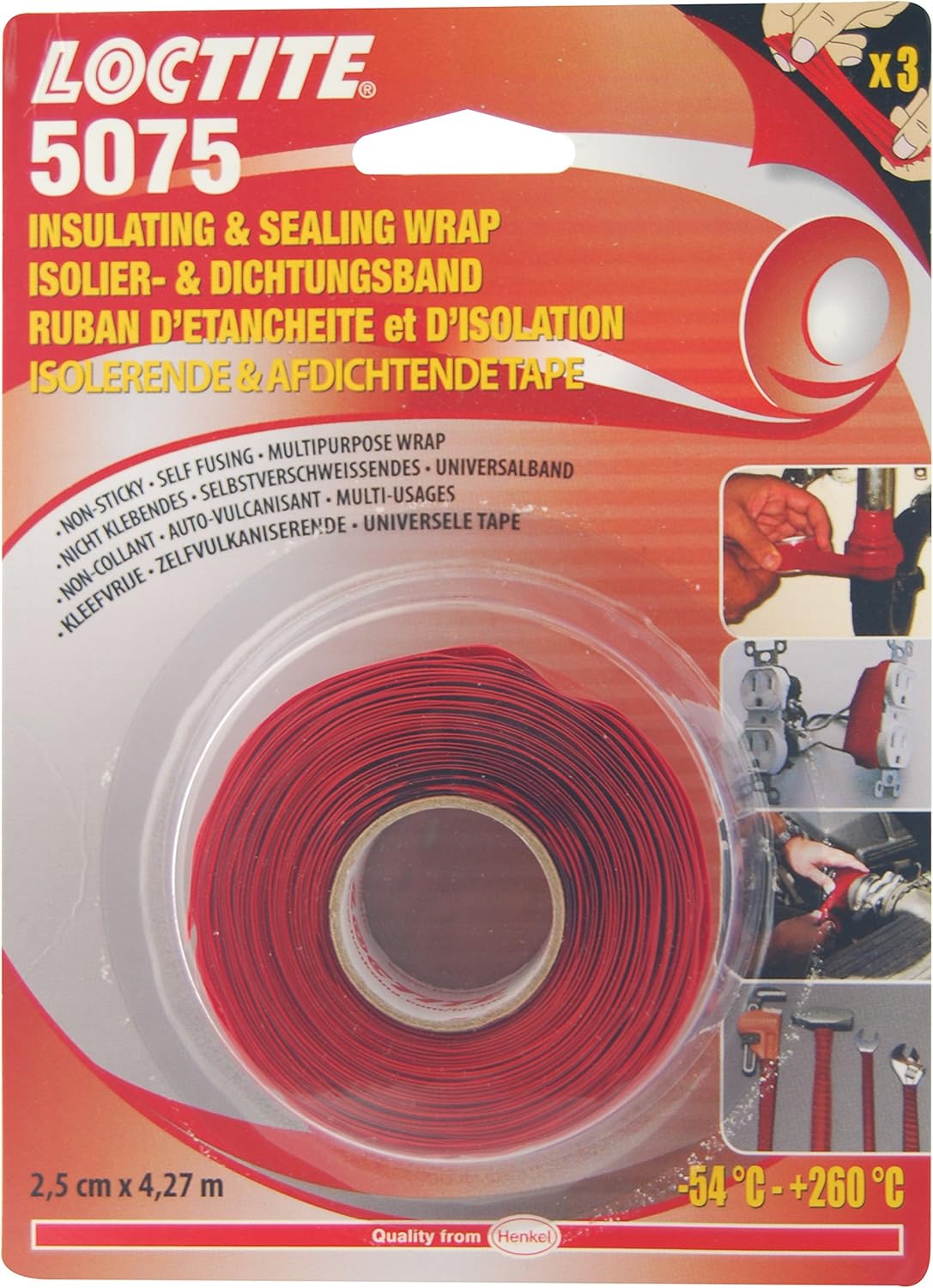 Loctite SI5075 Wrap, Red – BigaMart