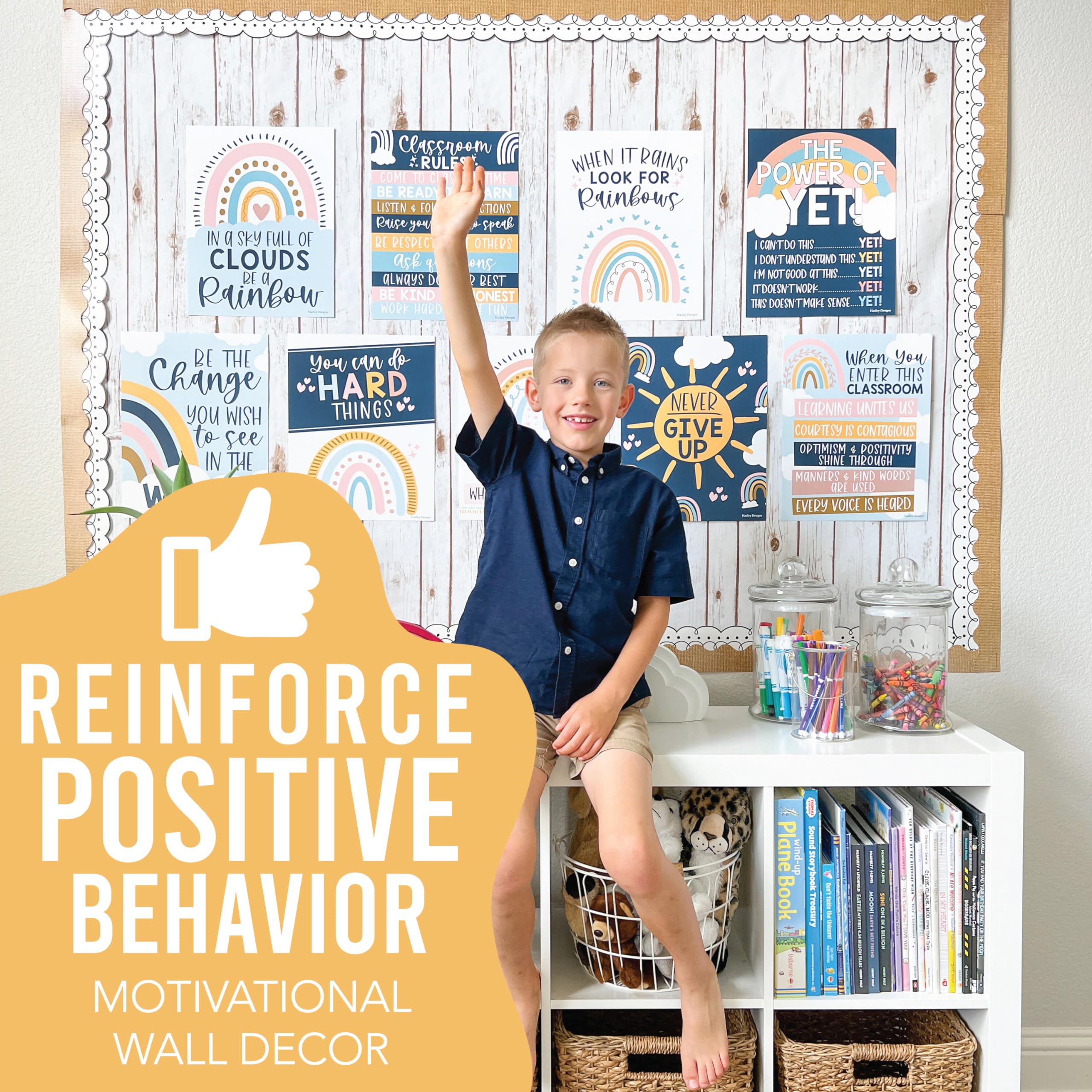 Mua Hadley Designs Motivational Posters for Classroom - 9 Growth ...