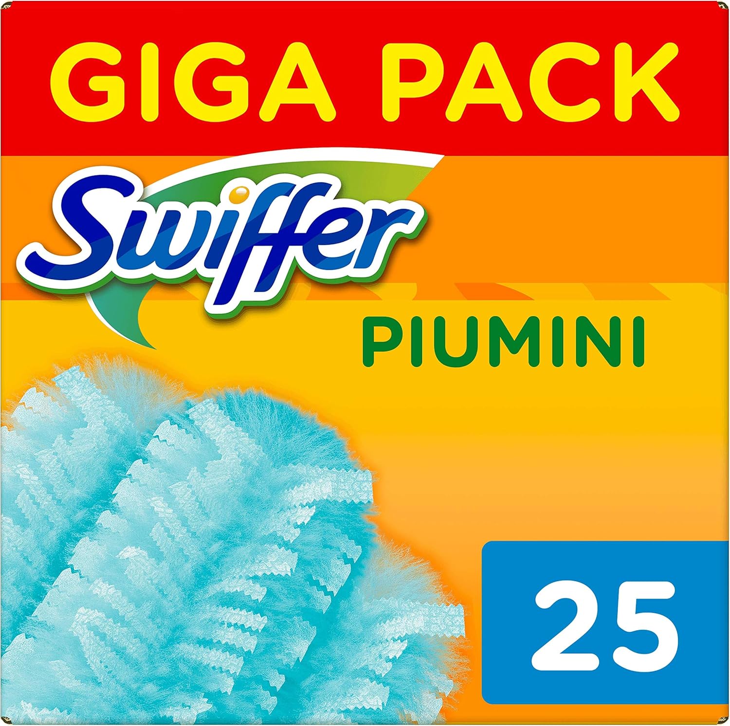 Swiffer Duster 25 Ricariche per Piumino Catturapolvere: Amazon.it ...