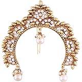Buy I Jewels Gold Plated Jhumki Hair Accessory Juda Pin With Chain For ...