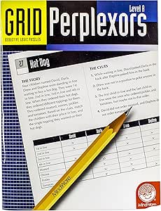MindWare Perplexors Logic Puzzles: Grid Perplexors Level A: Greg ...