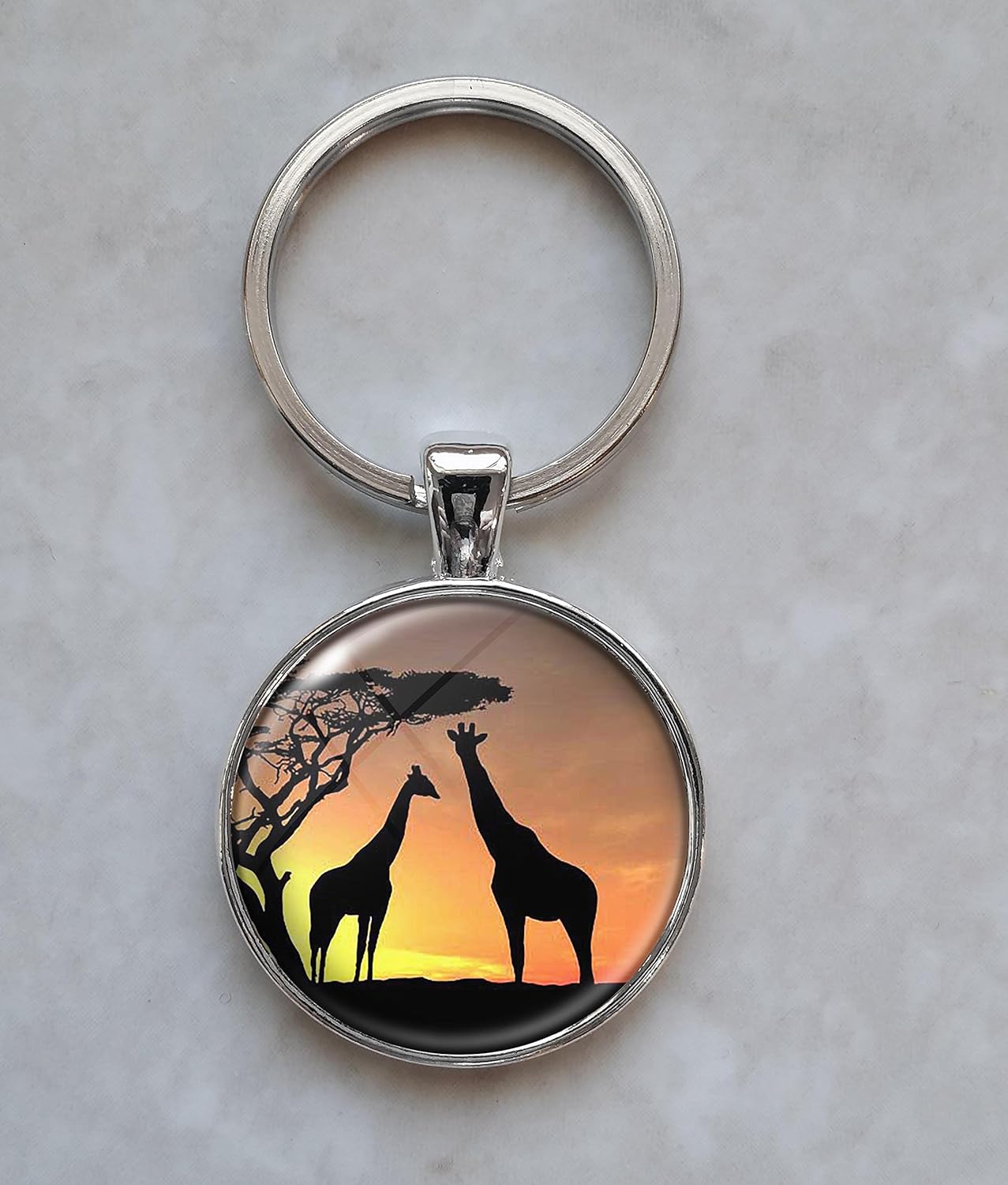 Amazon.com: Giraffe Africa Animal Keychain: Handmade