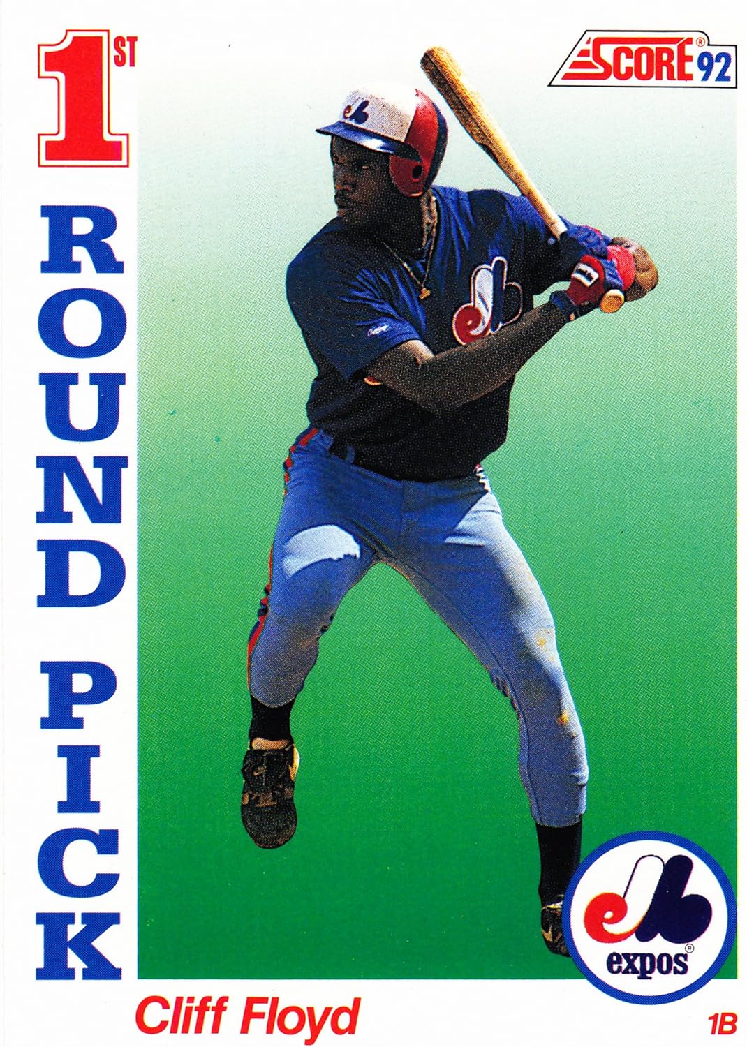 1992 SCORE CLIFF FLOYD RC ROOKIE CARD at Amazon's Sports Collectibles Store