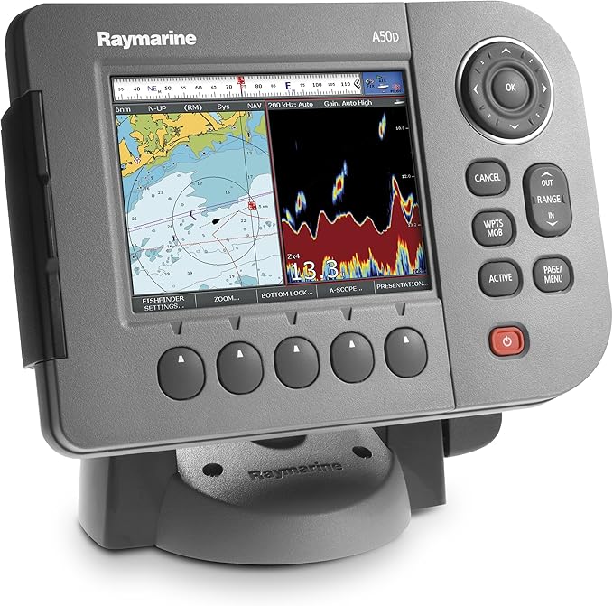 Raymarine A70D GPS/Chartplotte/Fishfinder Display - European Coverage ...