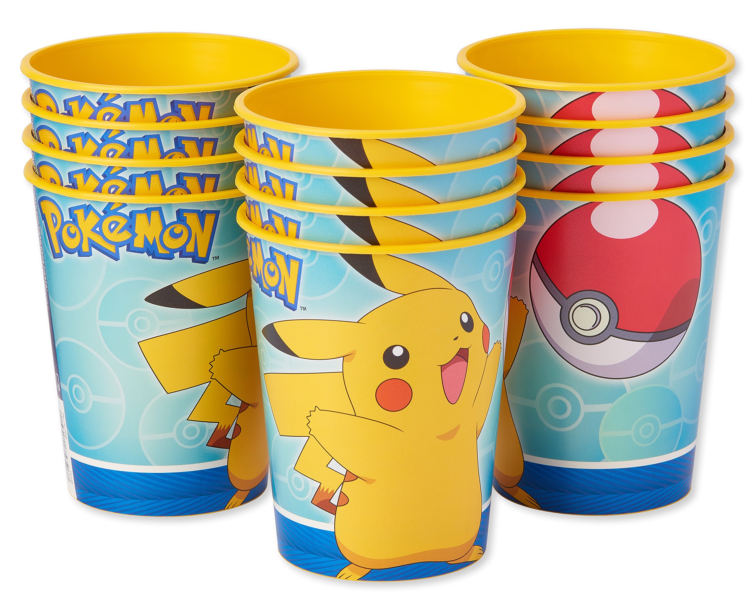 Mua Pokemon Party Supplies, 16 oz Reusable Plastic Cups (12-Count) trên ...