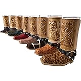 Amazon.com | Mexican Leather Mini Boot Tequila Shot - Original Artisan ...
