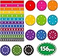 Learning Resources Rainbow Fraction Tiles, Early Math Skills, Visual ...