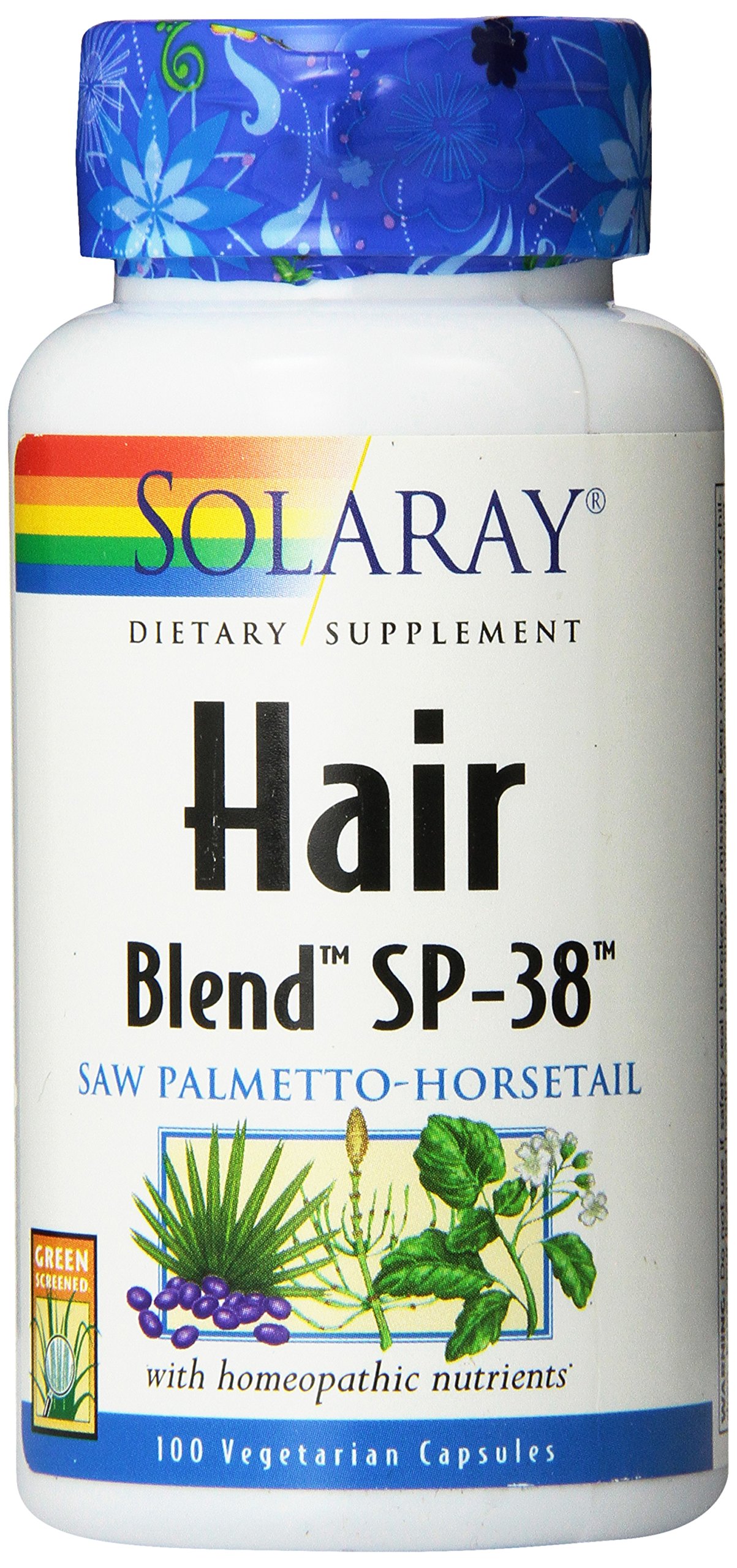 Amazon.com: Solaray Hair Nutrients Capsules, 120 Count: Health ...