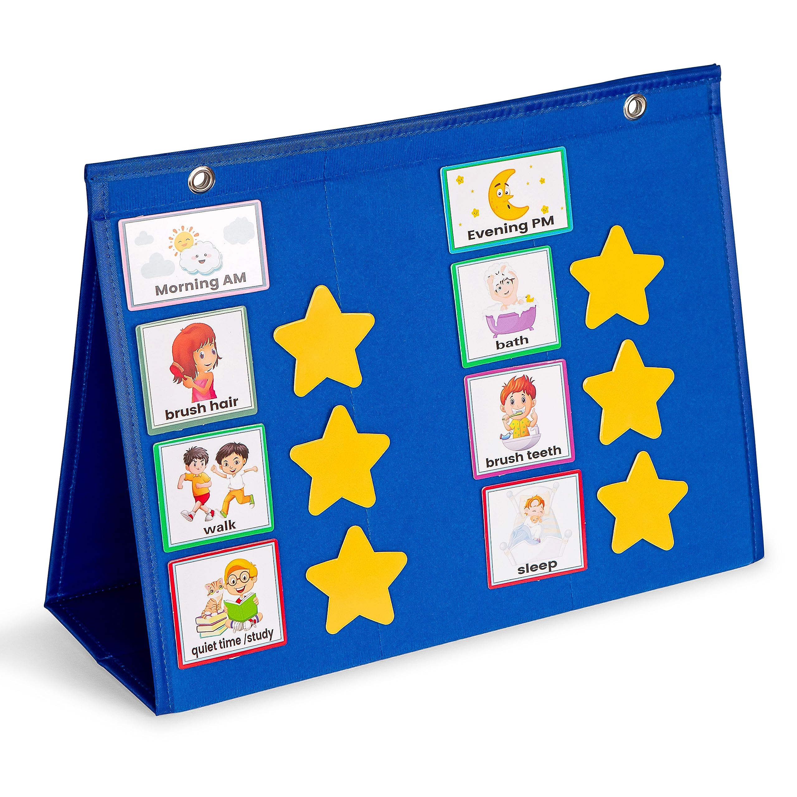 Mua Large Visual Schedule for Kids with Autism - Morning Bedtime ...