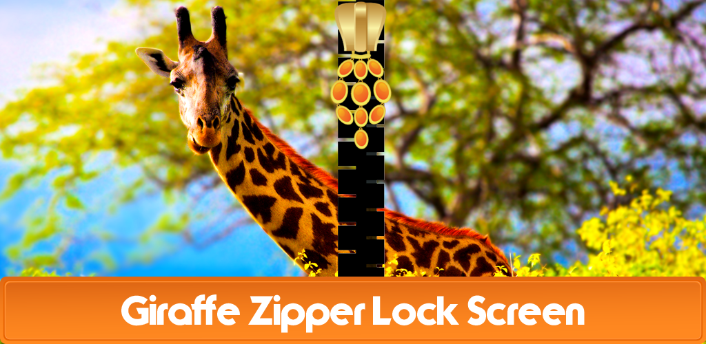 Amazon.com: Giraffe Zipper Lock Screen: Appstore for Android