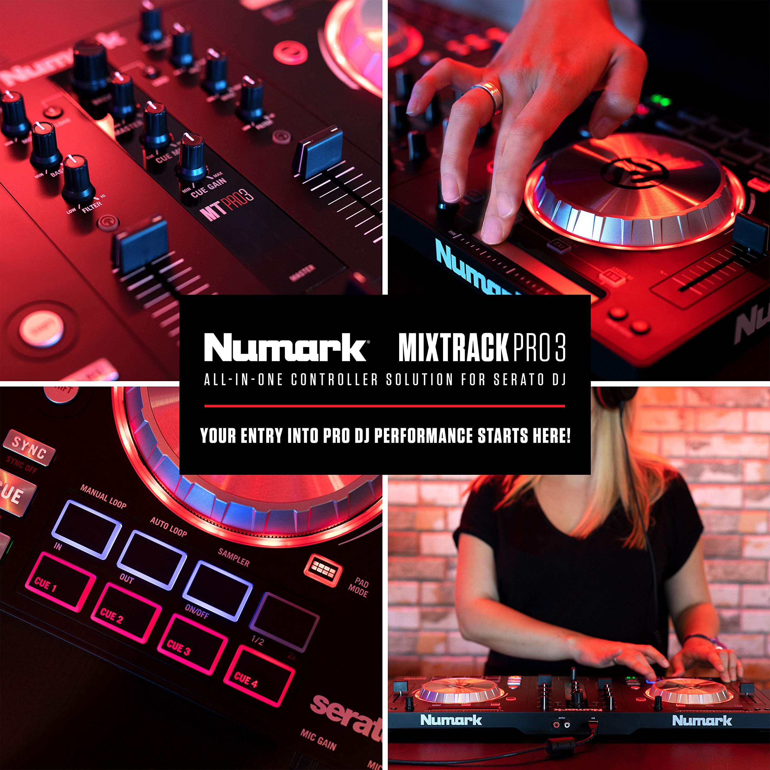 Mua Numark Mixtrack Pro 3 | All In One 2 Deck DJ Controller for Serato ...