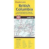 British Columbia, Canada Road Map: Lucidmap: 9781770685079: Amazon.com ...