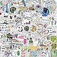Amazon.com: SHOWSUP 100Pcs Funny Biology Stickers for Laptop & Water ...