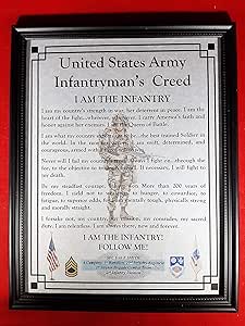 Amazon.com: Junk and Disorderly, AZ: US Army Infantryman's Creed ...