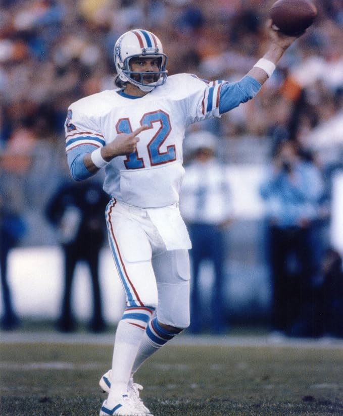 Amazon.com : KEN STABLER HOUSTON OILERS 8X10 SPORTS ACTION PHOTO (F ...
