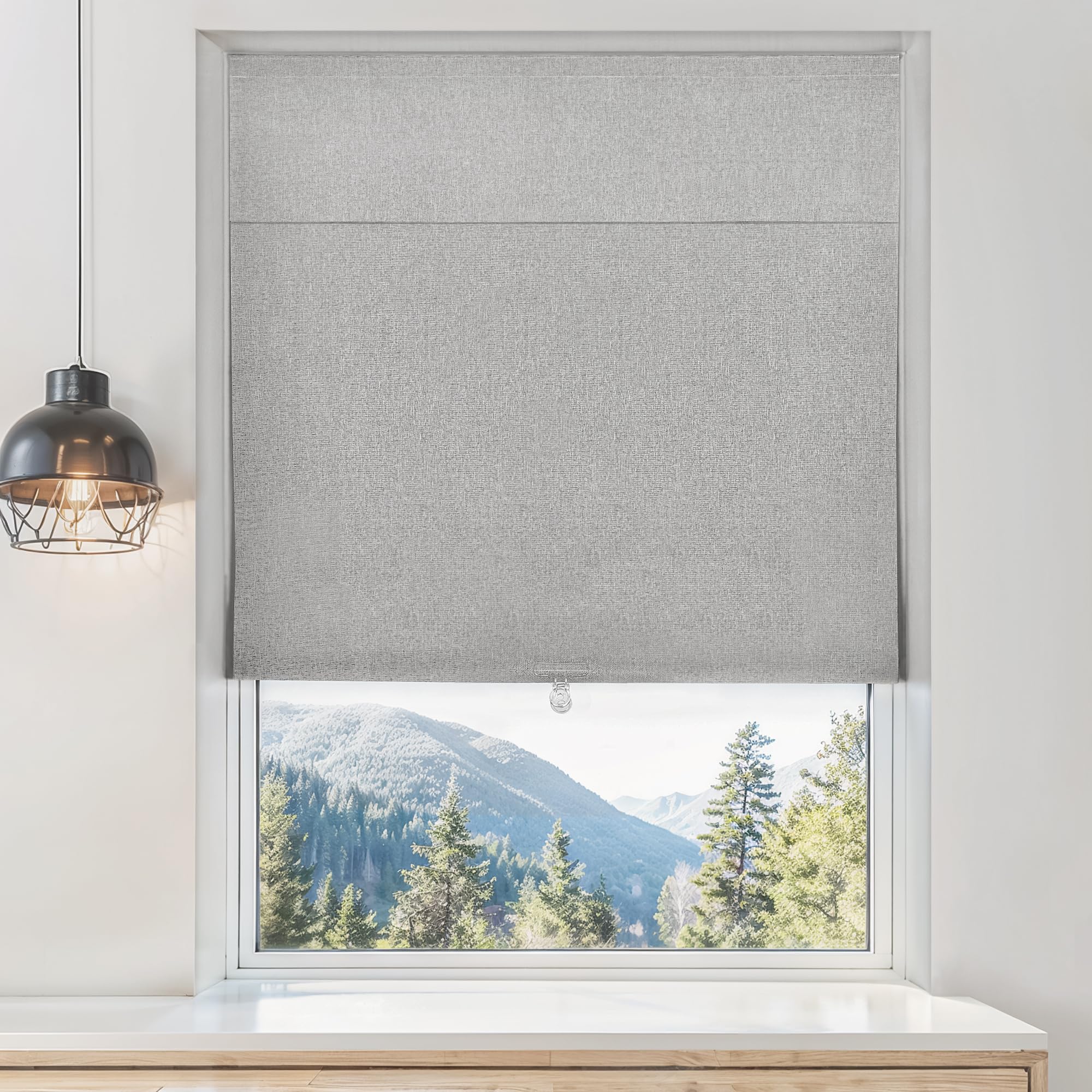 Cordless Roman Shades Installation