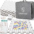 Amazon.com: LOOPOLOGY - 9PC Crochet Blocking Board Set with Grids, Full ...