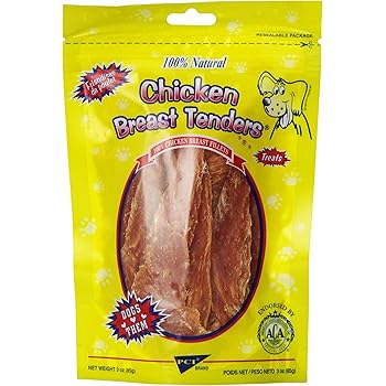Amazon.com : Pet Center DPC88003 Chicken Breast Tenders Dog Treat, 3 ...