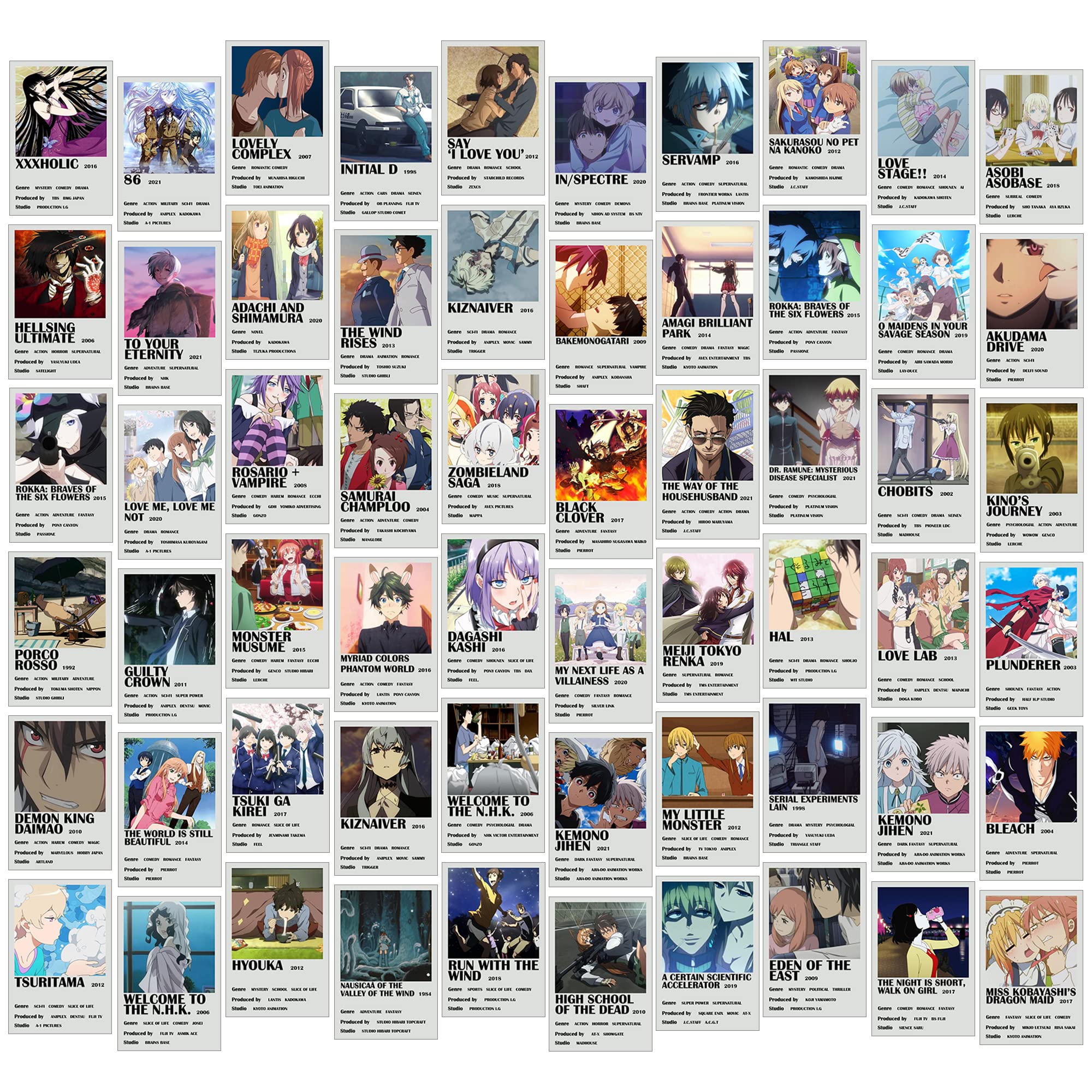 Mua Anime Posters for Anime Wall Decor, Small Anime Pictures for ...