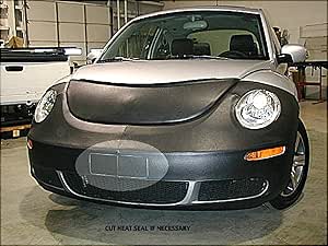 Amazon.com: Lebra 2 piece Front End Cover Black - Car Mask Bra - Fits ...