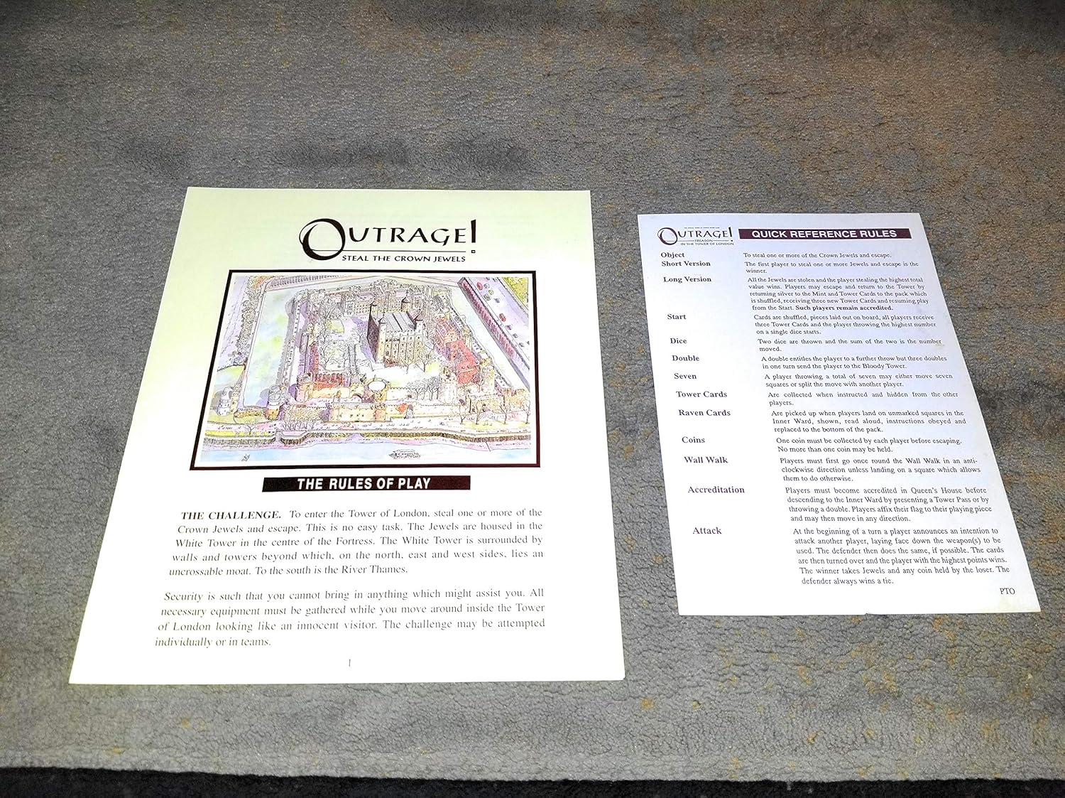 Outrage! Steal The Crown Jewels,Board Game,Treason in the Tower – BigaMart