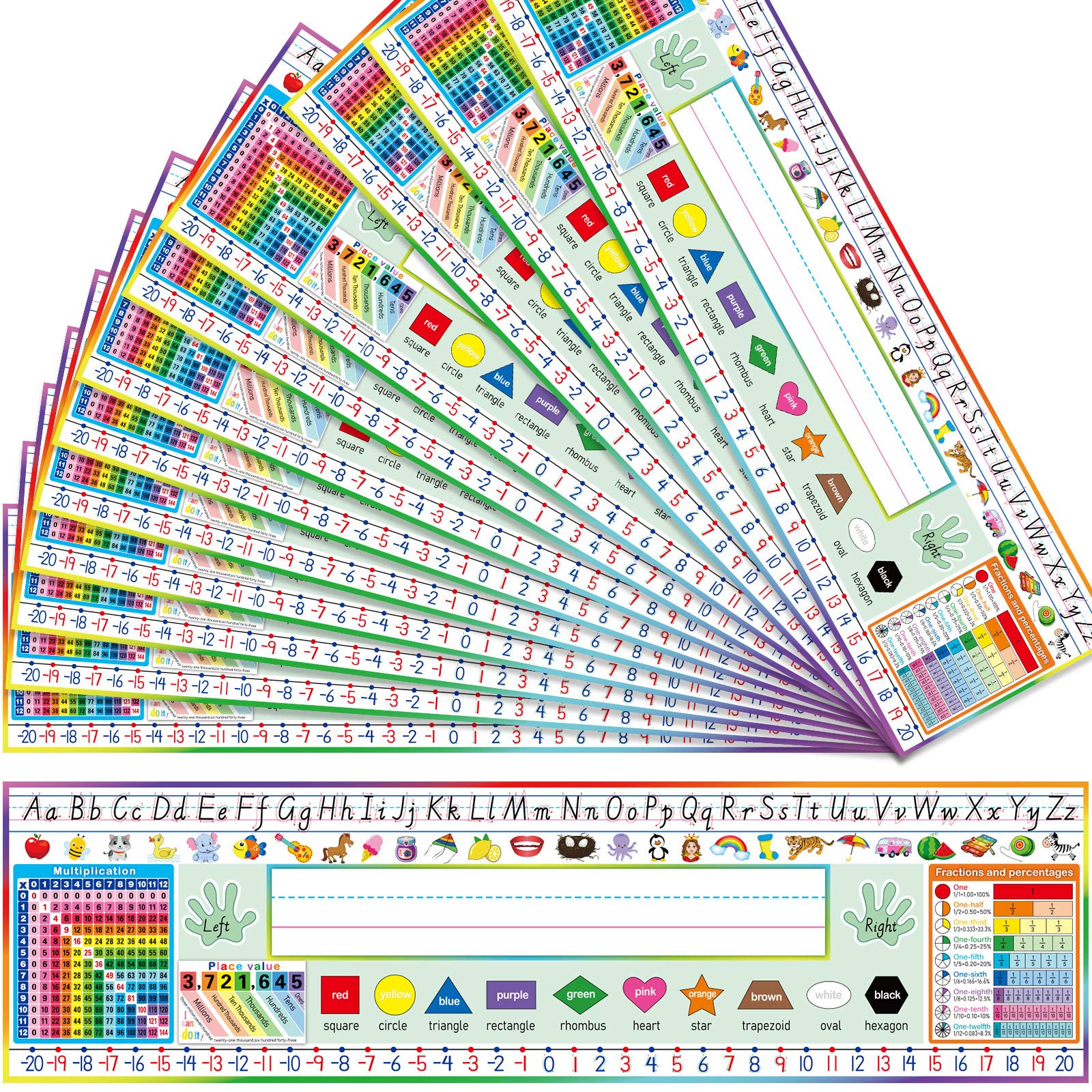 Mua 36 Pcs Desk Name Tags Multipurpose Manuscript Name Plates Alphabet ...