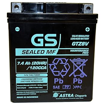 Amazon.com: Yuasa Factory Activated Maintenance Free Battery - YTZ8V YUAM728ZV: Automotive