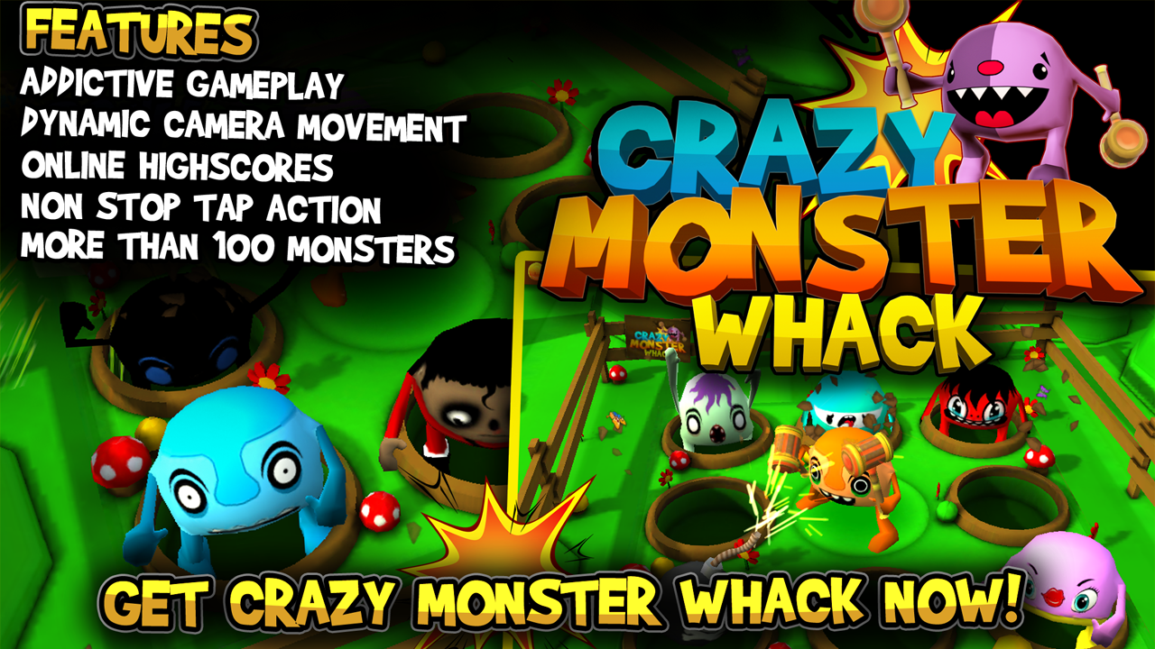 Crazy Monster Whack DELUXE: Amazon.com.br: Amazon Appstore