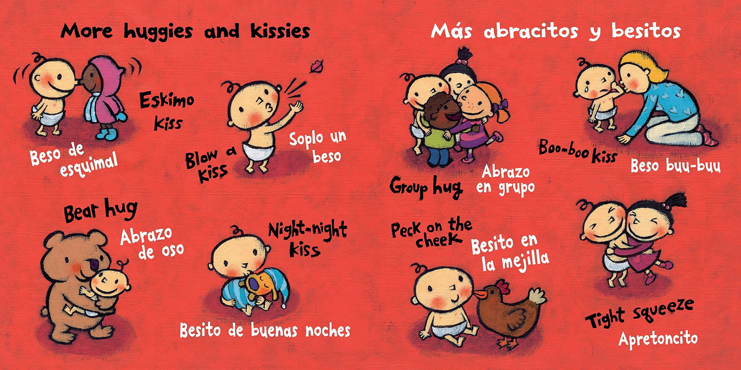 Huggy Kissy/Abrazos Y Besitos (Leslie Patricelli Board Books) on ...