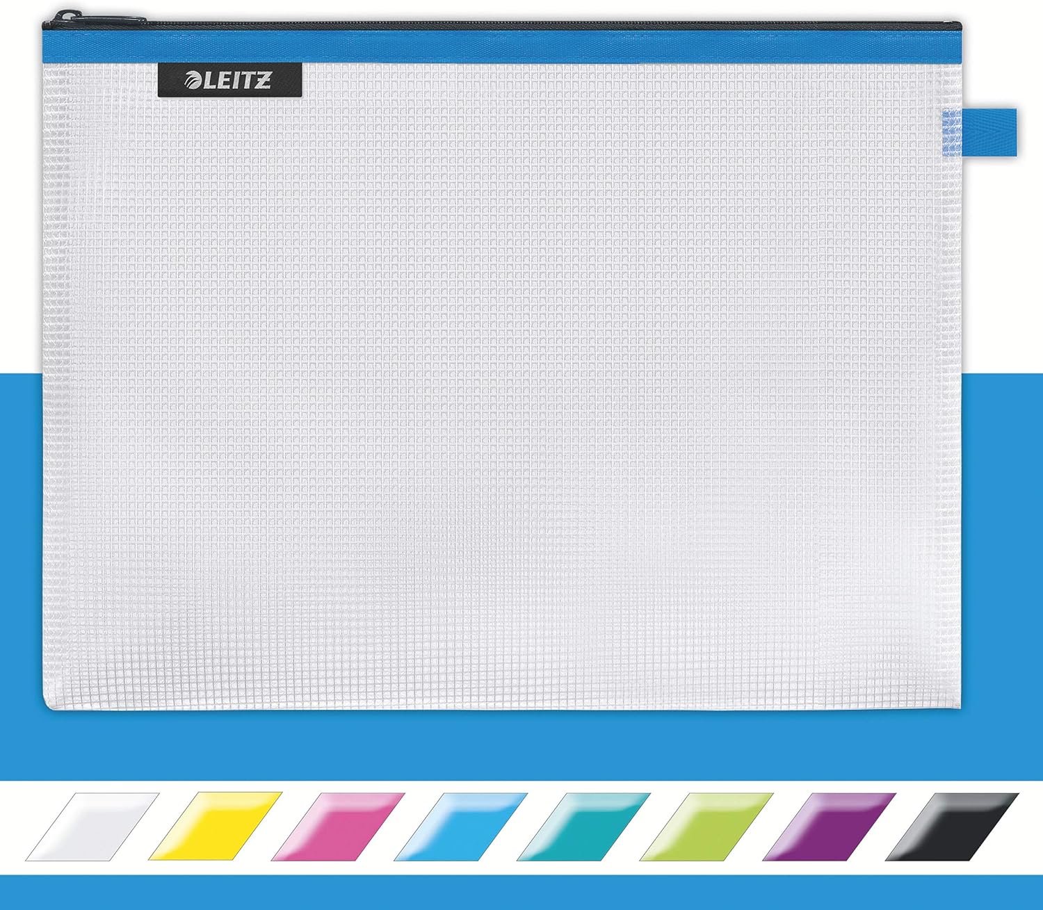 Leitz Wow Travel Pouch, Water Resistant, Translucent, Ideal for Visible ...