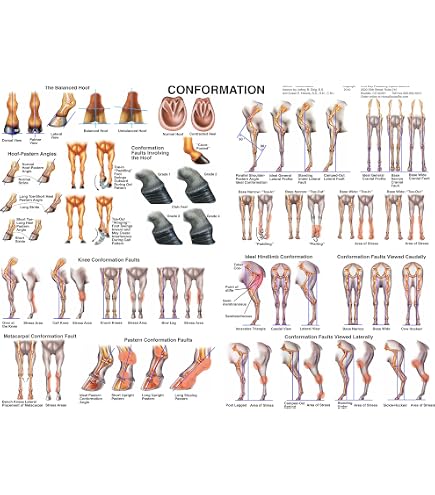 Equine Mare Reproductive System Laminated Chart Horse