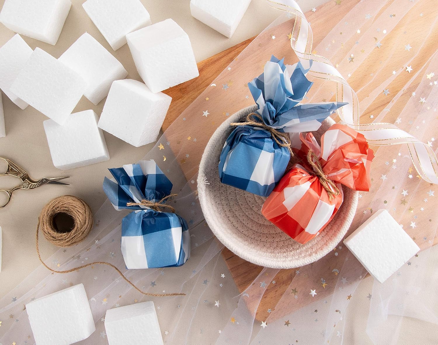 Genie Crafts Craft Foam Blocks – 36-Piece Polystyrene Foam Blocks for ...